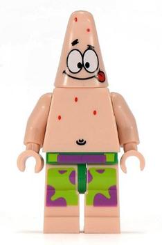 Acessórios de construção em minifigura Lego Patrick Spongebob - Blocos ...