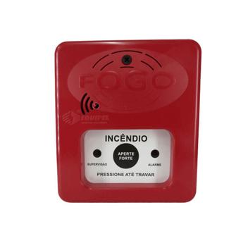 Acionador de Incêndio Endereçável com Sirene - Equipel - Botoeira ...