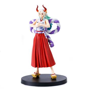 Action figure one piece yamato lady serie saga de wano grandline 19cm ...