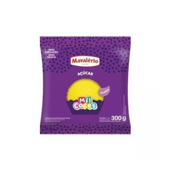Açúcar colorido mil cores 300g mavalério - Amarelo - Açúcar - Magazine ...