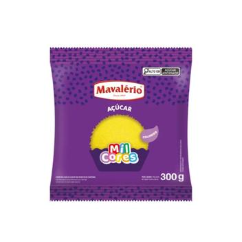 Açúcar colorido mil cores 300g mavalério - Amarelo - Açúcar - Magazine ...
