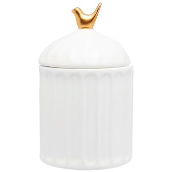 Açucareiro Colibri com Colher 10,5x7cm em Cerâmica Wolff - Decorafast ...