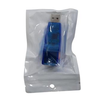 Adaptador Azul Com Saida Usb 2.0 Lan Placa Rede Externa Rj45 - exbom - Adaptador USB - Magazine ...