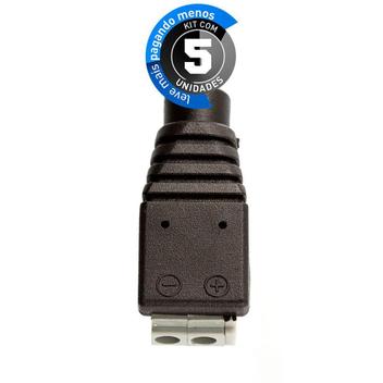 Adaptador Borne Pressão Plug P4 Fêmea - Kit Com 5 - Cirilo Cabos ...