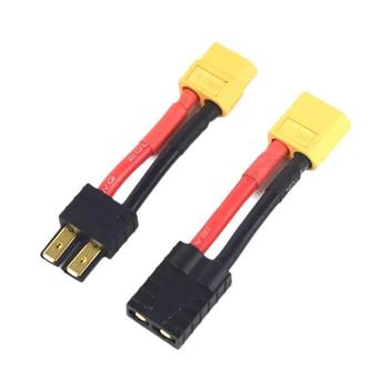 Adaptador de Bateria RC T Plug Deans - Conectores Macho e Fêmea para TRX - Conectores Elétricos ...