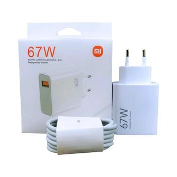 Adaptador De Carregador USB C Turbo De Carga Rápida 67W Para Xiaomi ...