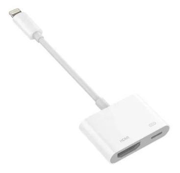 Adaptador De Lightning Av Digital iPhone iPad iPod Na Tv - Alinee ...