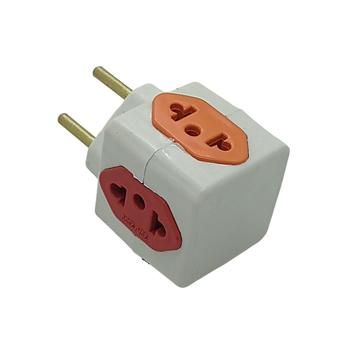 Adaptador de tomada cubo c/ 4 entrada - Actronic - Adaptador de Tomada ...