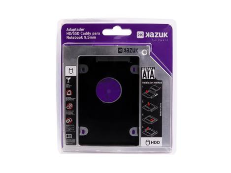 Adaptador HD SSD Caddy Notebook 9,5mm Kazuk - ELGSCREEN - Adaptadores ...