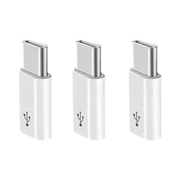 Adaptador Micro USB Fêmea para USB-C Macho - 1/5/10 Peças - Adaptador ...
