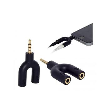 Adaptador Plug P2 Notebook Para 2 P2 Fone e Microfone Colorido - MD9 ...