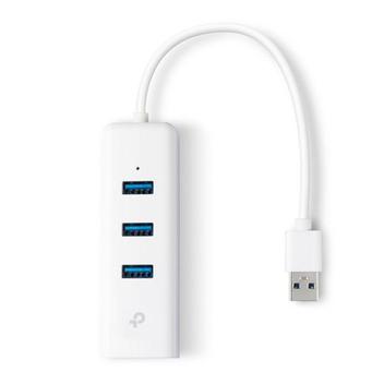 Adaptador Rede Gigabit + Hub 3 Portas Usb 3.0 Tp-link Ue330 - Hub ...