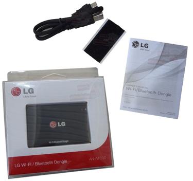 Adaptador rf dongle lg an-wf500 para uso com controle lg magic an-mr500 ...