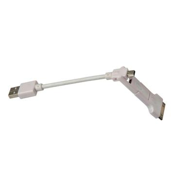 Adaptador USB para Apple/Mini Usb/Micro Usb, C3 Tech, Branco - UC-211 ...