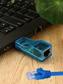 Adaptador Usb Para Rj45 Cabo De Rede Internet Pc Notebook - USB LAN - Adaptador USB - Magazine Luiza