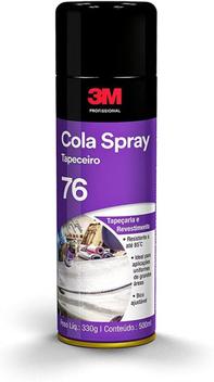 Adesivo Cola Spray Tapeceiro 76 Alto Rendimento 500ml 3M - Armarinhos ...