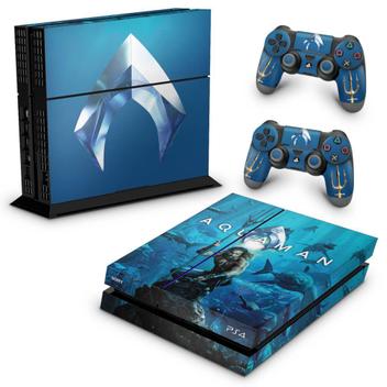 Adesivo Compatível PS4 Fat Skin - Aquaman - Pop Arte Skins - Outros ...