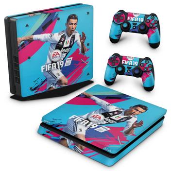 Adesivo Compatível PS4 Slim Skin - Fifa 19 - Pop Arte Skins - Outros ...