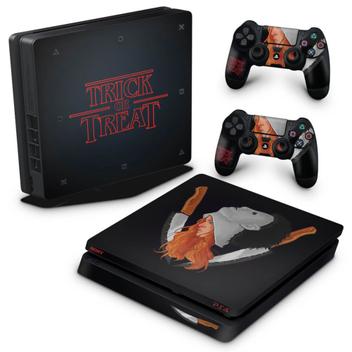 Adesivo Compatível PS4 Slim Skin - Stranger Things Max - Pop Arte Skins ...
