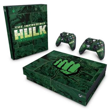 Adesivo Compatível Xbox One X Skin - Hulk Comics - Pop Arte Skins ...