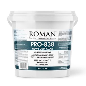 Adesivo de papel de parede ROMAN PRO-838 Heavy Duty 1 galão - Papel de ...