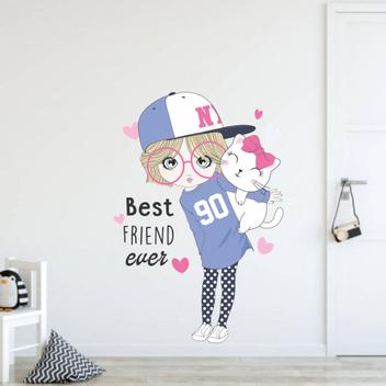 Adesivo de Parede Angry Best Friend Ever - Escolhido por Amor - Adesivo ...