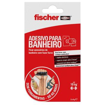 Adesivo instantâneo para banheiro 4 gr sach - Fischer Brasil - Adesivo ...