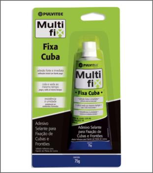Adesivo Multifix Fixa Cuba 75g Pulvitec Caixa Com 10 - Acessórios para ...