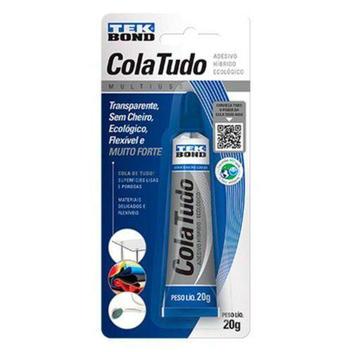 Adesivo Multiuso Cola Tudo 20gr - Tekbond - Tek bond - Cola de Contato ...