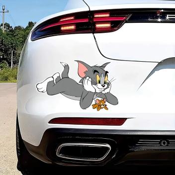Adesivo Para Carro Tom E Jerry Mod03 - Lojinha Da Luc Adesivos ...