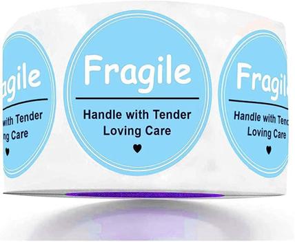 Adesivo Remarkable 2 Cute Blue Fragile Hand with Love (500 unidades ...