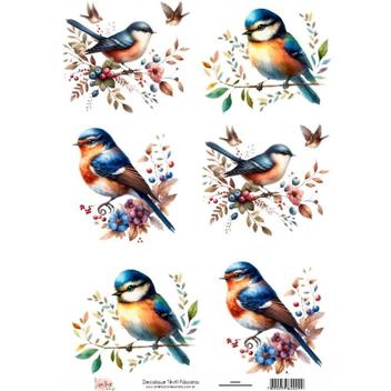 Adesivo Têxtil Arte Fácil Pássaros - DX-009 - Adesivo Decorativo ...