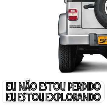 Adesivo Trilha Frase Eu Não Estou Perdido Eu Estou Explorando ...