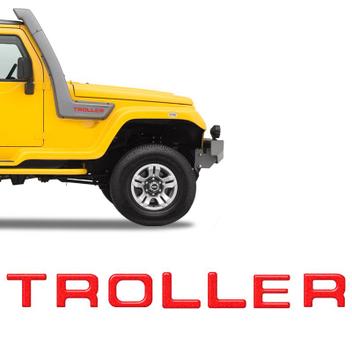 Adesivo Troller T4 2008/2014 Emblema Da Chaminé Vermelho - SPORTINOX ...