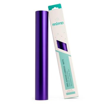 Adesivo Vinil Luminous Fosco - Roxo Mirtilo - Mimo - 30,5 cm x 1,22 m ...