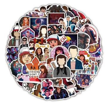 Adesivos A Prova Dágua Caderno Celular Stranger Things New - Mega Block ...