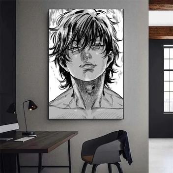 Adesivos de Parede Baki Hanma - Pôsteres e Impressões para Decoração de ...