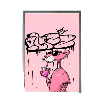 Adesivos De Parede Do Filme Pantera Rosa DIY Cartazes De Papel Branco ...
