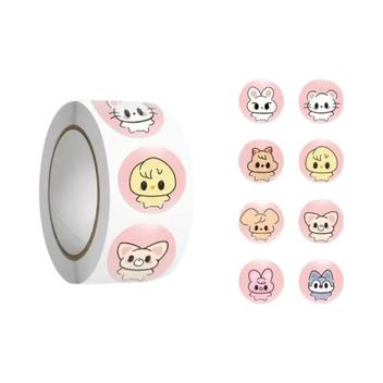 Adesivos De Rolo De Plástico De Animais SKZOO Stray Kids 500 Peças De ...