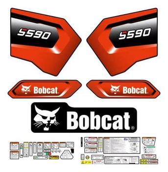 Adesivos Faixa Mini Carregadeira Bobcat S590 2020 Etiquetas - Spts ...