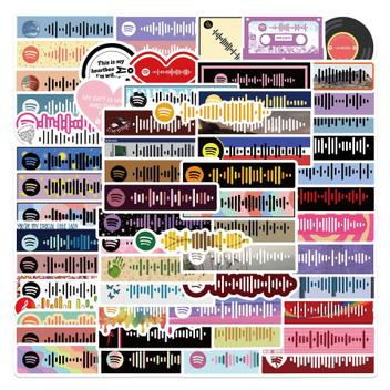 Adesivos Musicais SEEYEON - 68 Unidades para Laptop com Guitarra ...