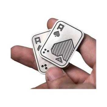 Adulto Metal Skull Fidget Spinner Anti Stress EDC Top Spinning ...