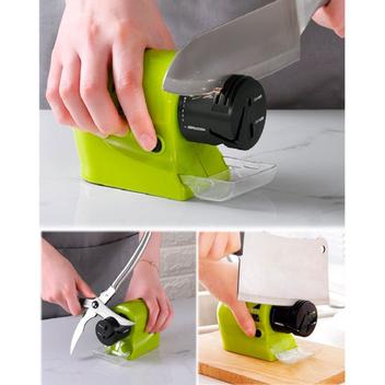 Afiador elétrico portátil para afiar facas de cozinha e facões com ...