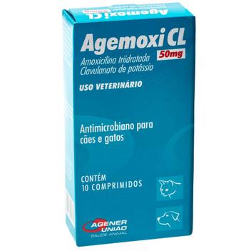 Agemoxi CL 50mg com 10 Comprimidos - AGENER UNIAO - Antibiótico ...