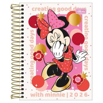 Agenda Diária 2026 Esp M4 Minnie Mouse Good Days Tilibra - Agendas e ...