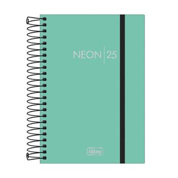 Agenda Neon 176 Folhas 2025 - Tilibra - Agendas e Calendários ...