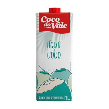 Água de Coco UHT Coco do Vale 1L - Embalagem com 12 Unidades - Leite de ...