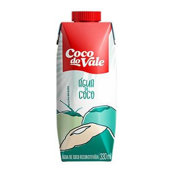 Água de Coco UHT Coco do Vale 330ml - Embalagem com 12 Unidades - Leite ...