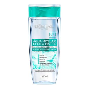Água Micelar L'oréal Paris Efeito Matte 200ml - Procosa - Água Micelar ...