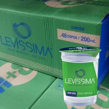 Agua Mineral levíssima Copo 200ml Caixa Com 48 Unidades - Água Mineral ...